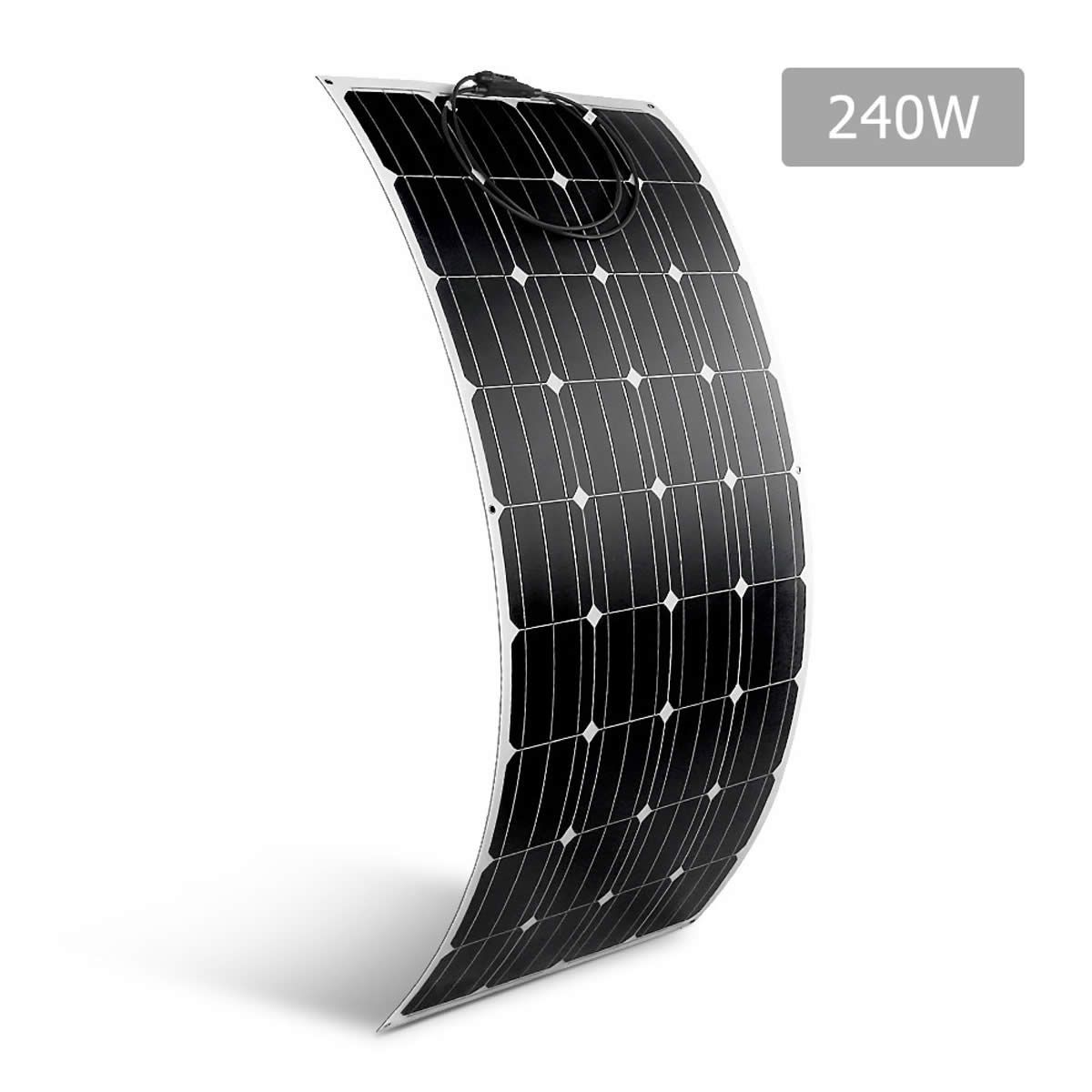 240W Water Proof Flexible Solar Panel Frameless Design