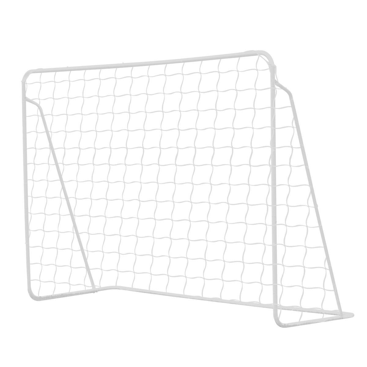 215CM Metal Soccer Goal Portable Football Net Frame Backyard Park ...
