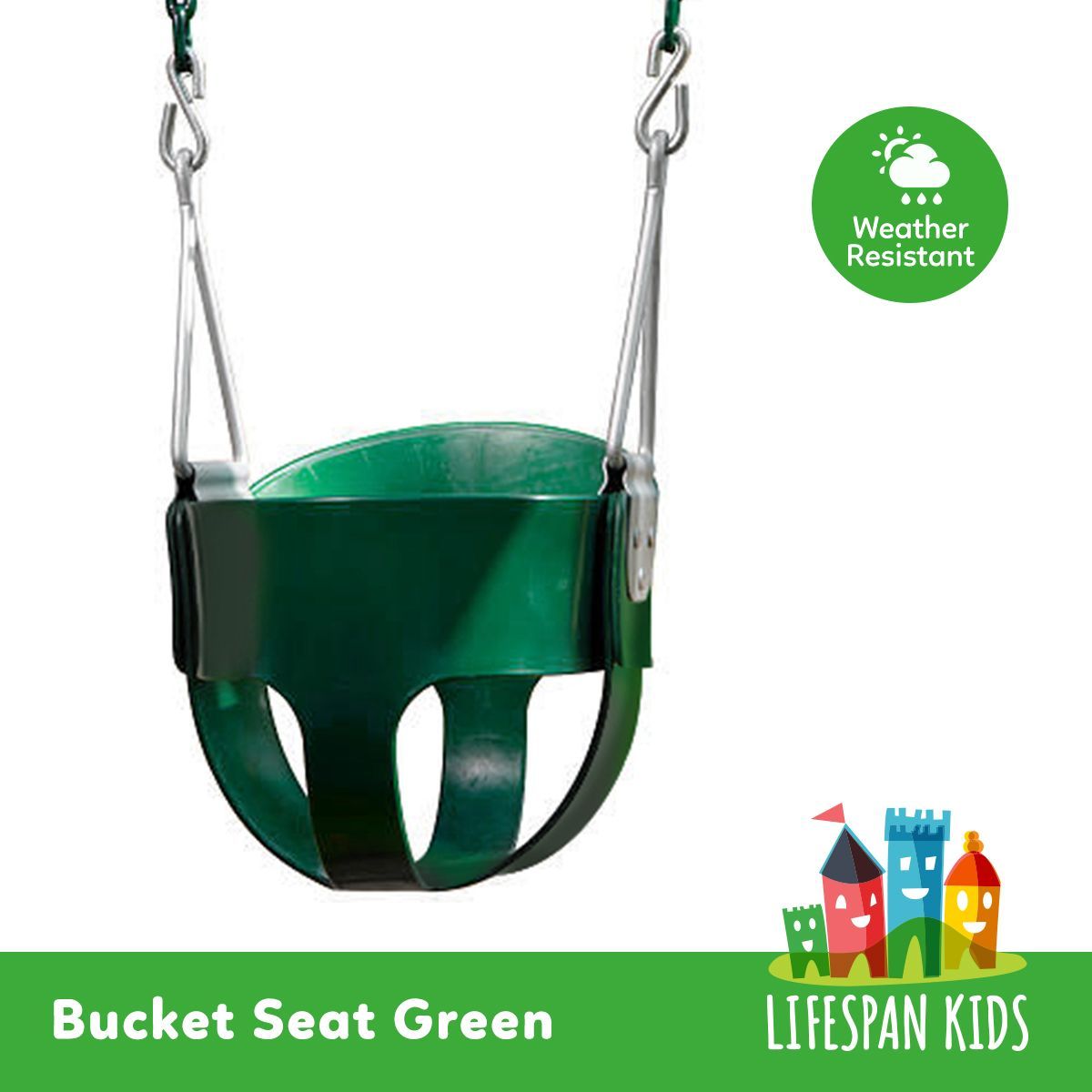 Bucket Swing Seat - Green | Crazy Sales