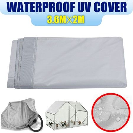 Outdoor Waterproof Chicken Coop Run Roof Rabbit Hutch Cover Bike Motor ...