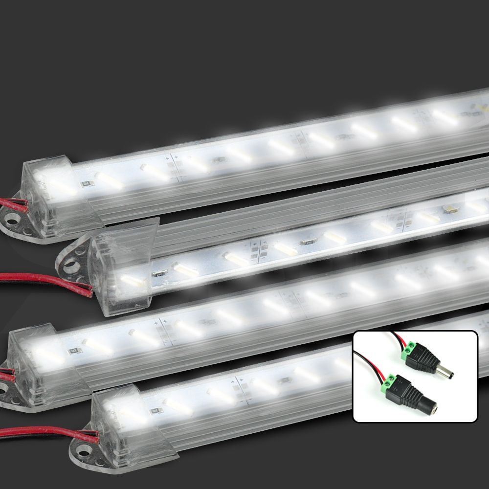 4X Cool White 12V 8520 LED Strip Lights