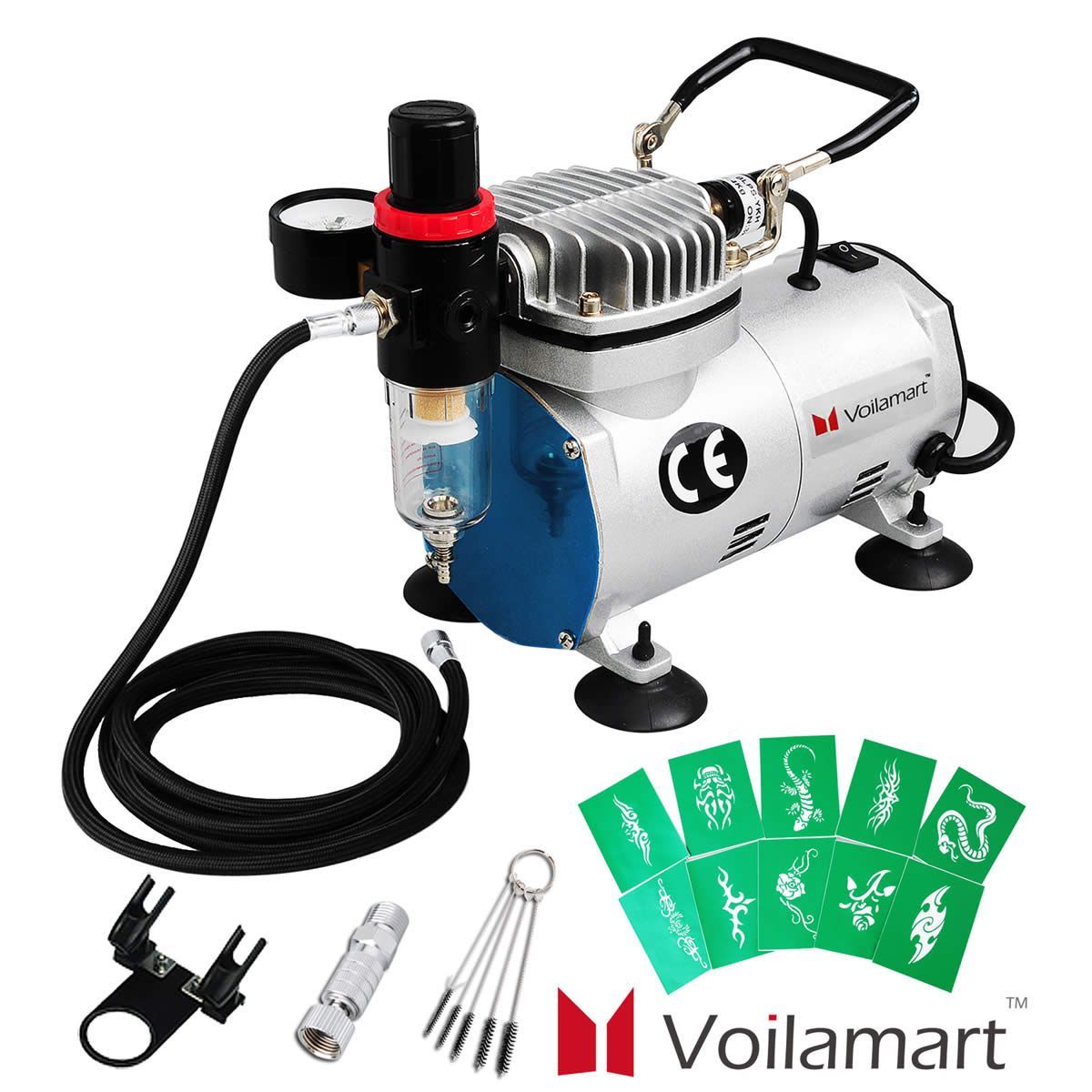 Airbrush Compressor Kit Air Brush Hose Filter