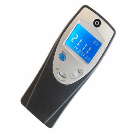 Digital Alcohol Breath Computer Tester Detector Breathalyser with Clock