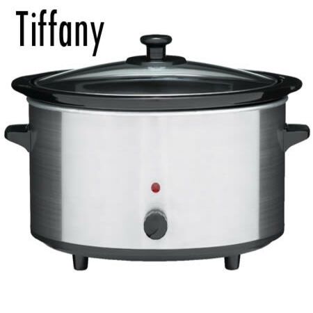 Tiffany 5 Litre Electric Stainless Steel Slow Cooker