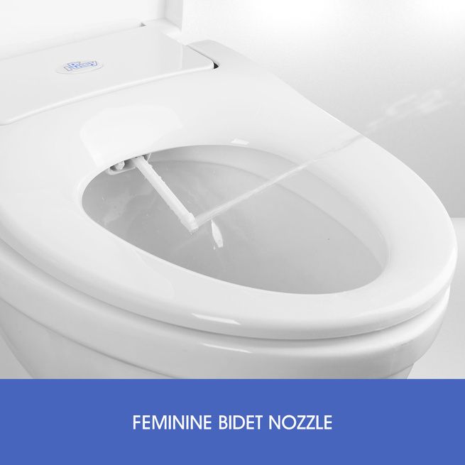 Non Electric Bidet Toilet Seat Cover Hygiene Washlet Dual Nozzle