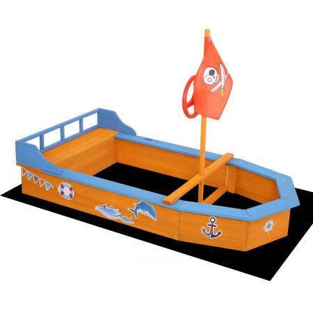 Boat-Shaped Sand Pit