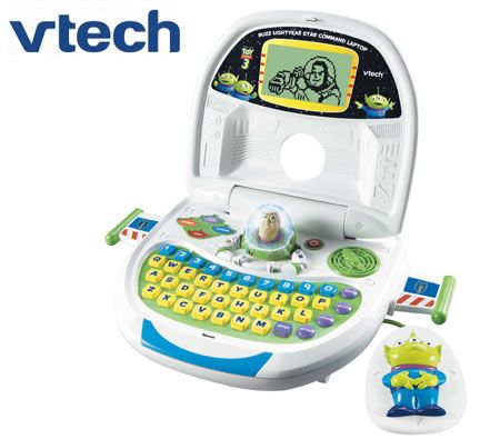 VTech Toy Story 3 Buzz Lightyear Star Command Laptop Educational Learning Computer