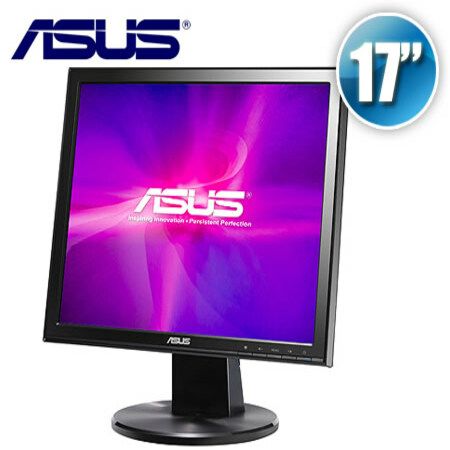 ASUS 17" Inch VB175D Slim LCD SXGA PC Monitor - Black