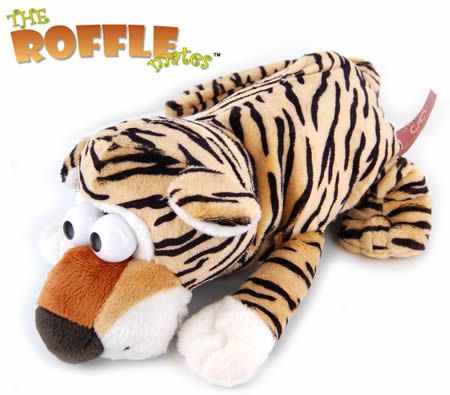 The Roffle Mates Sheba the Laughing Tiger Light Activated Rolling Toy