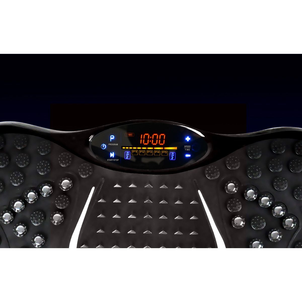 Vibration Fitness Machine with Bluetooth and Massage Function - White ...