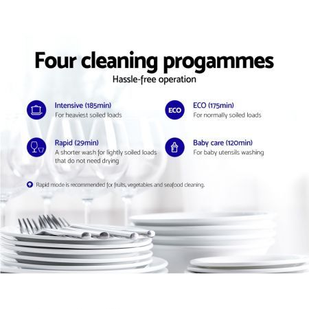 Devanti Countertop Benchtop Mini Dishwasher Portable Baby Bottle ...