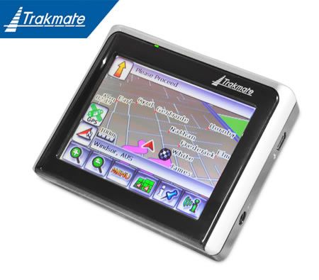 TRAKMATE GPS Satellite Navigation System with 3.5" Touch Screen LCD ...