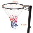 Netball Ring with Stand - Portable Pole Height Adjustable with Class Design