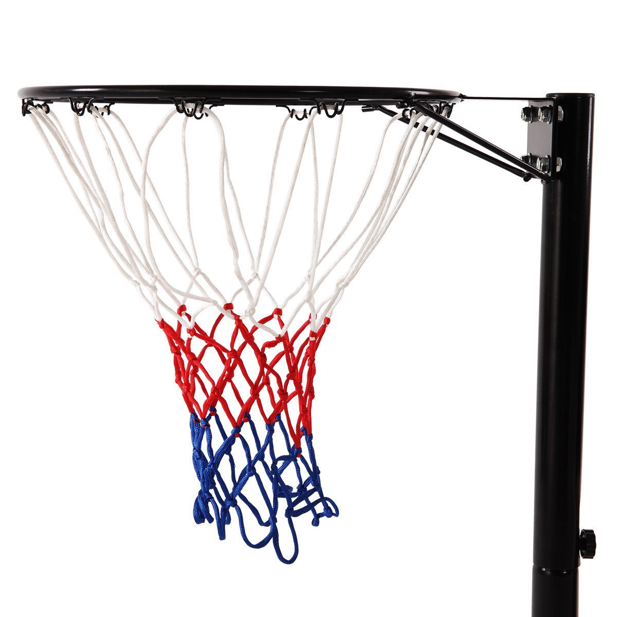 Netball Ring with Stand - Portable Pole Height Adjustable with Class ...