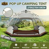 OGL 3 Person Tent Camping Pop Up Instant Beach Sun Shade Shelter Family ...