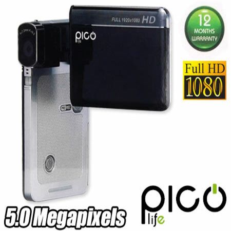 Pico Life HD Full High Definition 1080p 5MP Megapixel Digital Camcorder ...