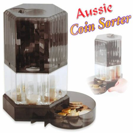 Aussie Coin Sorter & Dispenser - Sorts Australian Money Currency