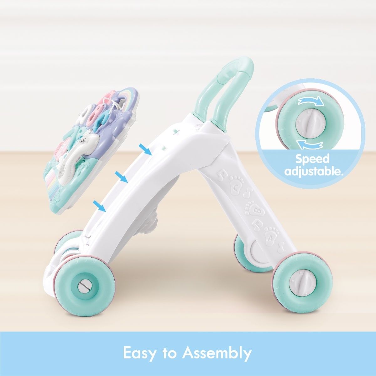 Kids Push Toys Chidlren Educational Toys Activity Learning Play Center ...