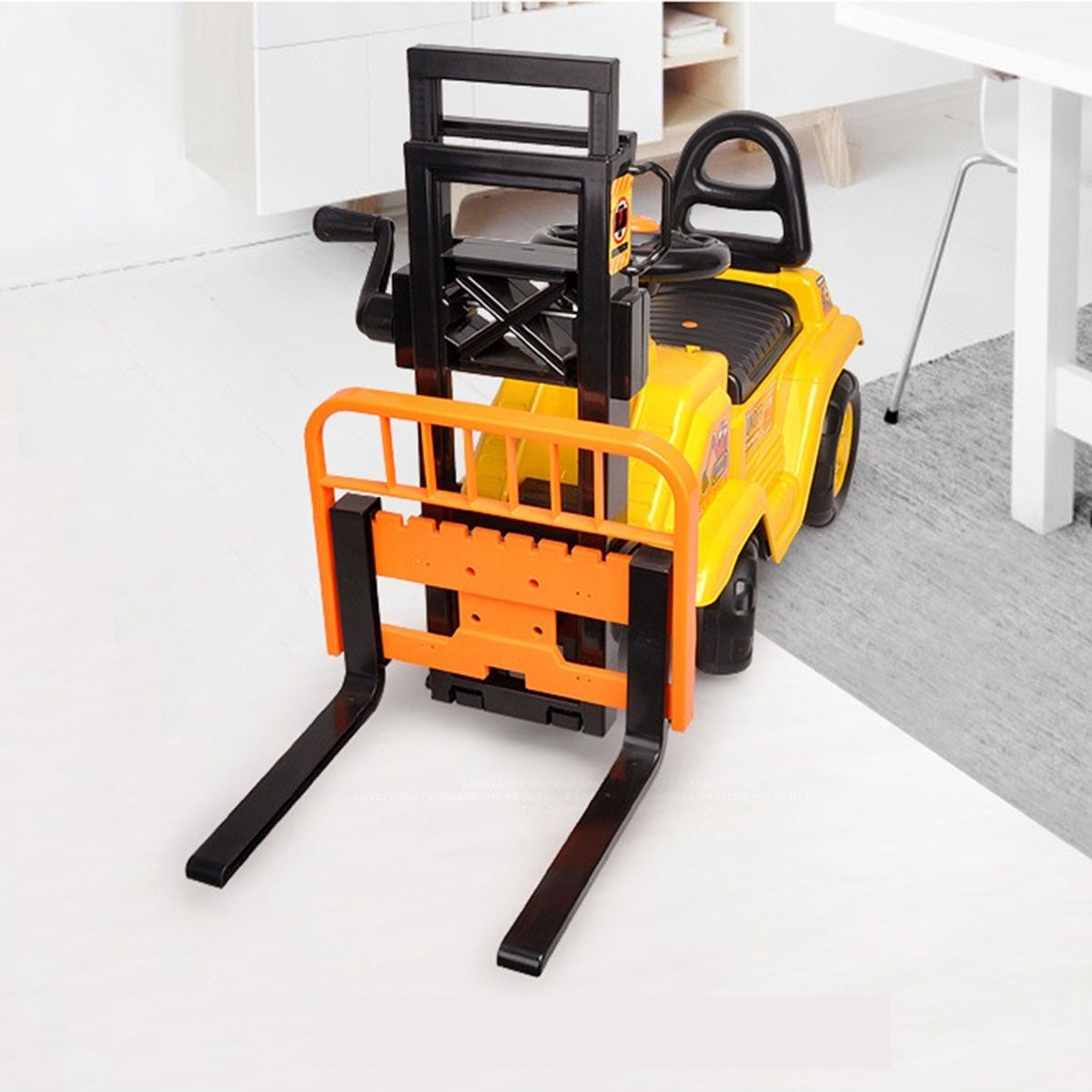 Kids Forklift Ride On Car Toy Toddler Children Engineer Vehicle ...