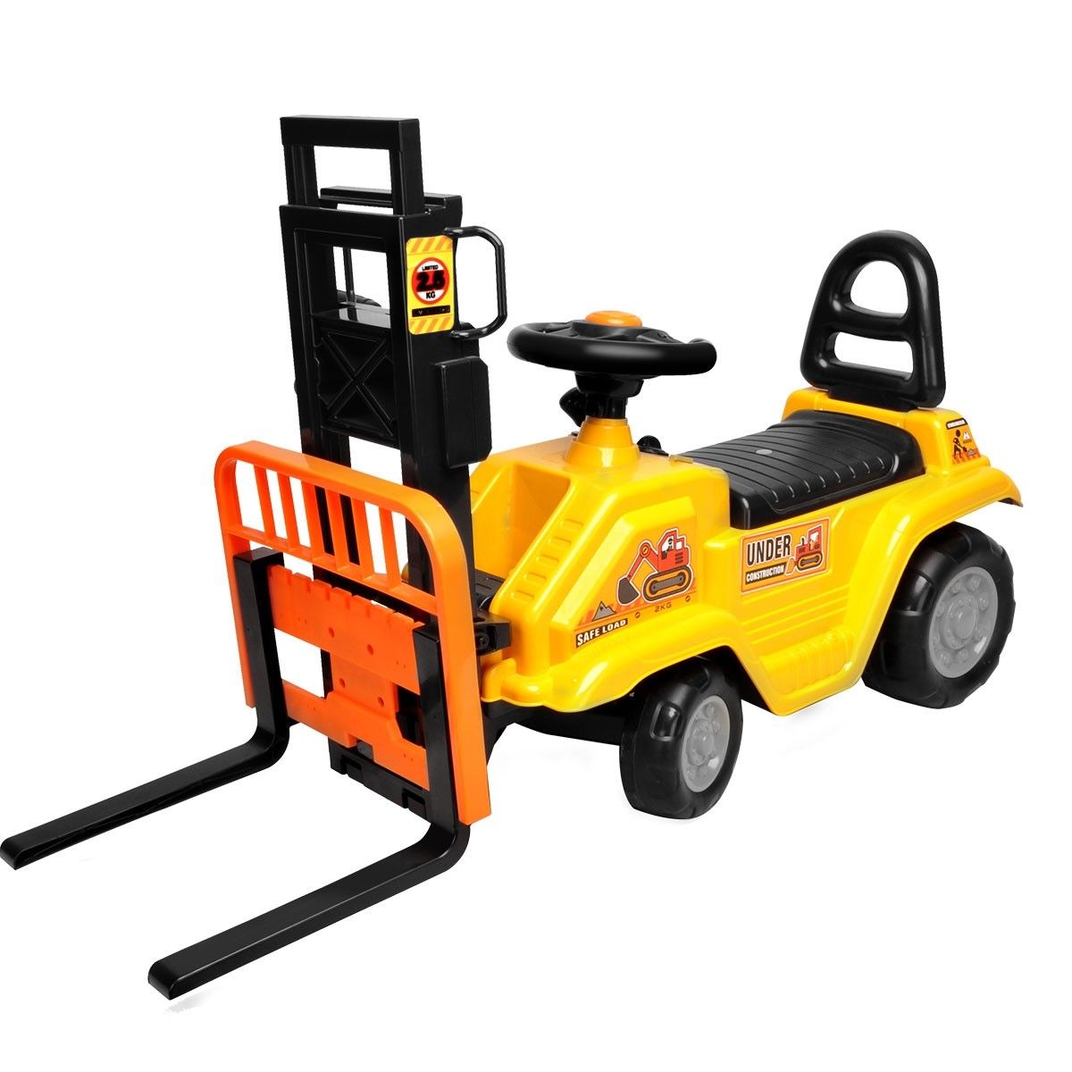 Kids Forklift Ride On Car Toy Toddler Children Engineer Vehicle ...