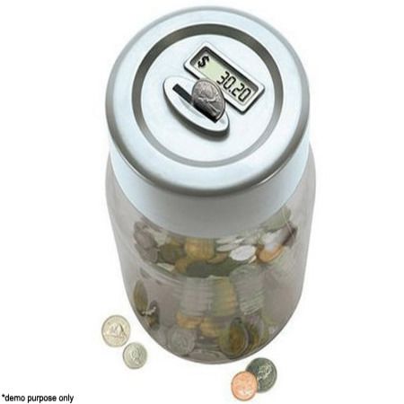 Digital Coin Counting Pot Jar Money Saving Bank - CH-0442