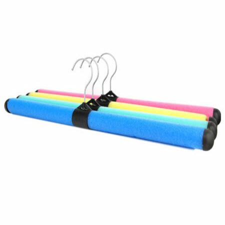 Pack of 10 Flexible Bendable Foam Wire Clothes Hangers Image Number ...