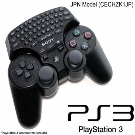 Genuine Sony PS3 Official Bluetooth Wireless Keypad - Black - CECHZK1JP