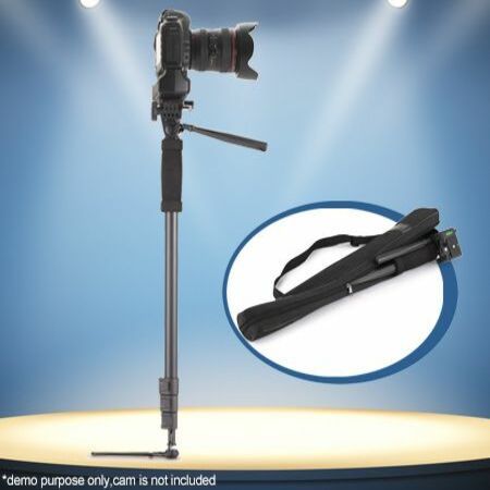 Single Leg Monopod Camera Stand with Carry Bag