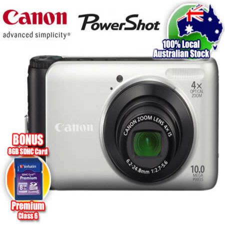 FREE SHIPPING! Canon PowerShot A3000 IS 10.0MP Digital Camera 4x ...