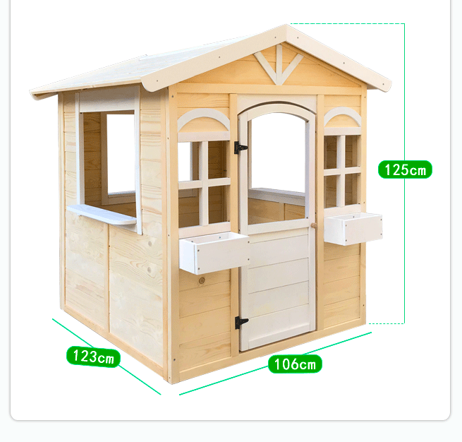Outdoor Kids Cubby House Wooden Playhouse | Crazy Sales