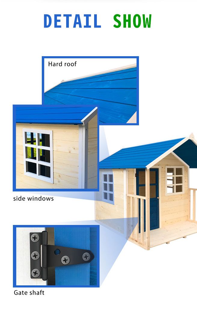 Wooden Kids Cubby House Hide and Seek Cubbies Playhouse - BestDeals.co.nz