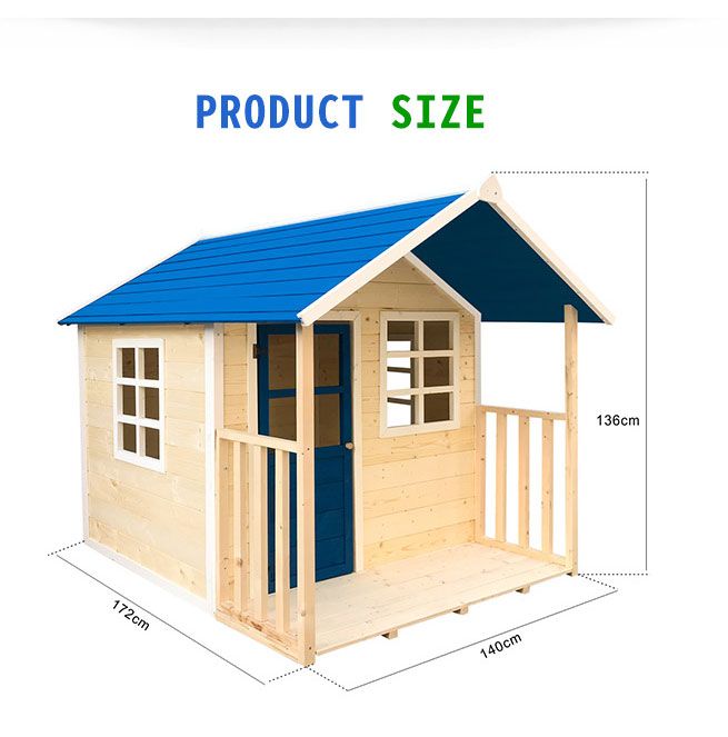 Wooden Kids Cubby House Hide and Seek Cubbies Playhouse - BestDeals.co.nz