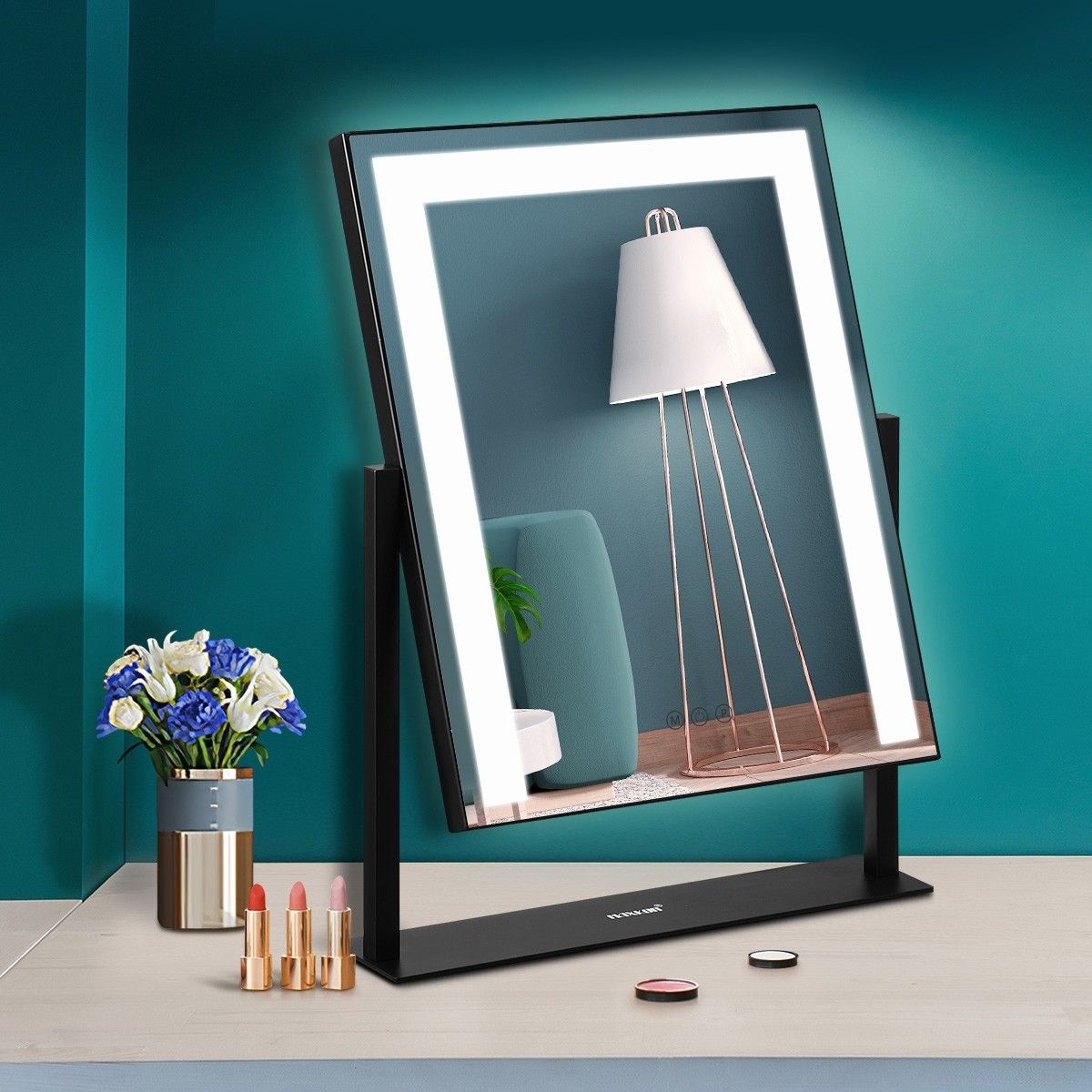 Maxkon Hollywood Style Makeup Mirror With Lights With Touch Control