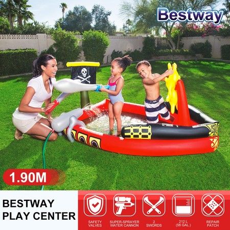 Pirate Ship Pool Inflatable Kiddie Pool Play Centre