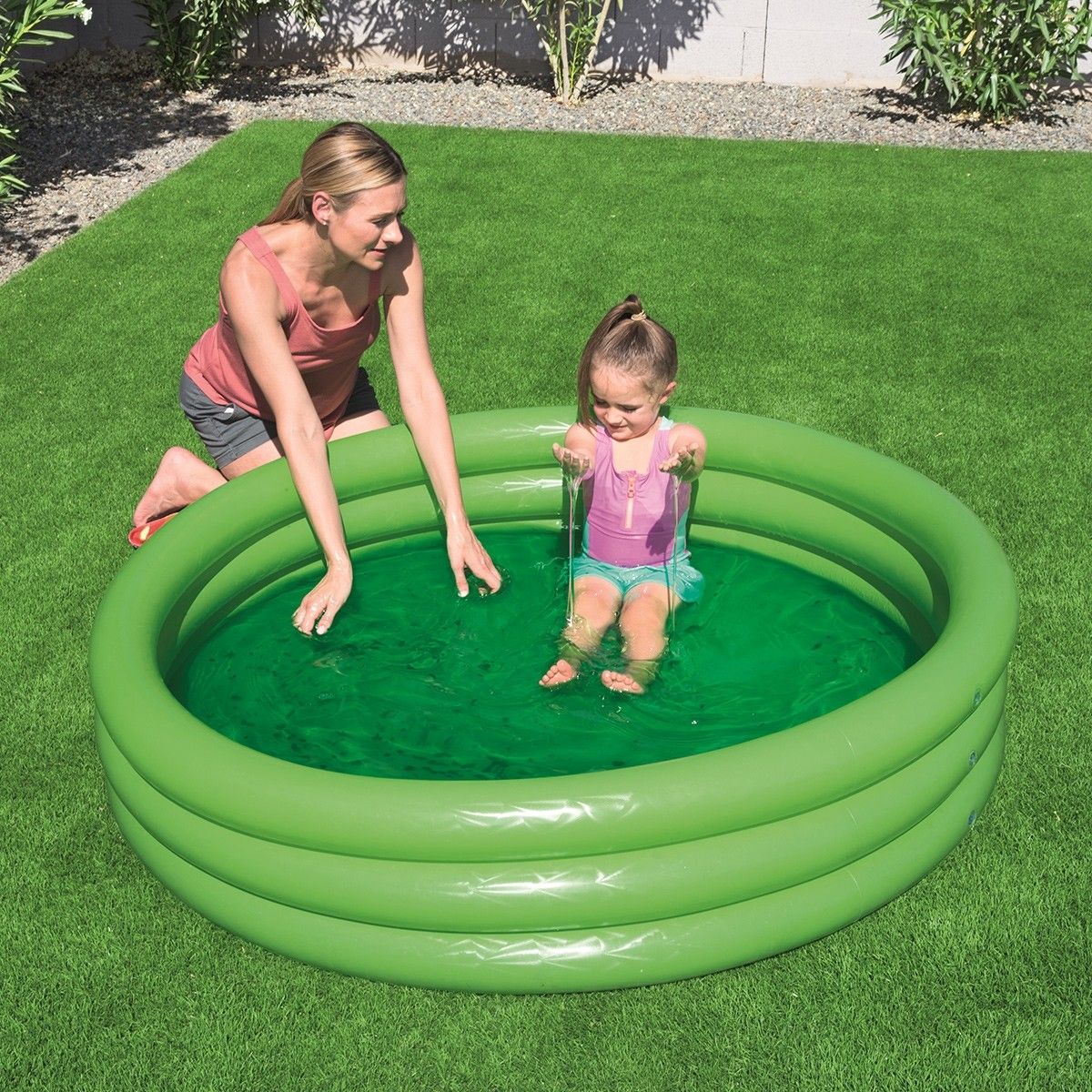 SWIM N' SLIME Play Pool Inflatable Toddler Swimming Pool Green | Crazy ...