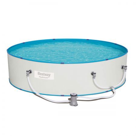 Bestway Swimming Pool Above Ground Pool 10ft Steel Sidewall Hydrium