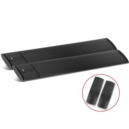 Devanti 2X 3200W Electric Infrared Radiant Strip Heater Panel Heat Bar ...