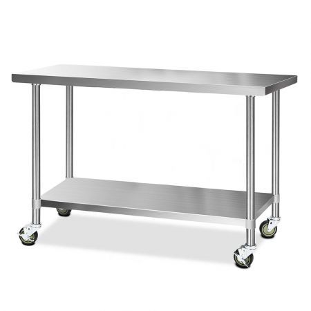 Cefito 304 Stainless Steel Kitchen Benches Work Bench Food Prep Table ...