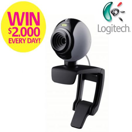 Logitech C250 1.3MP Webcam with VGA Sensor and Built-in Microphone