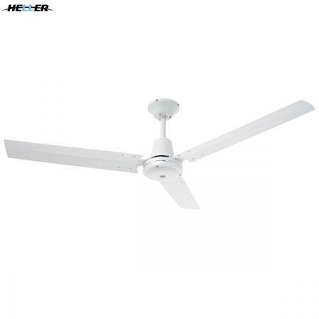 Heller Ashton 1200mm 3 Blade Metal Ceiling Fan - White