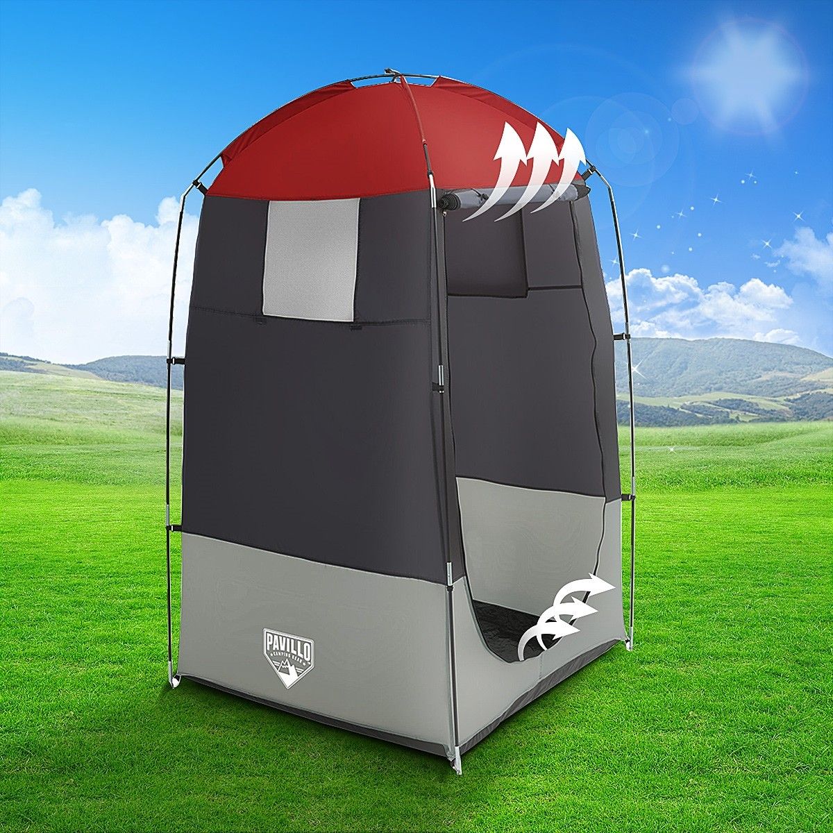 Camping Shower Cubicle Tent Changing Room for Pool Beach | Crazy Sales