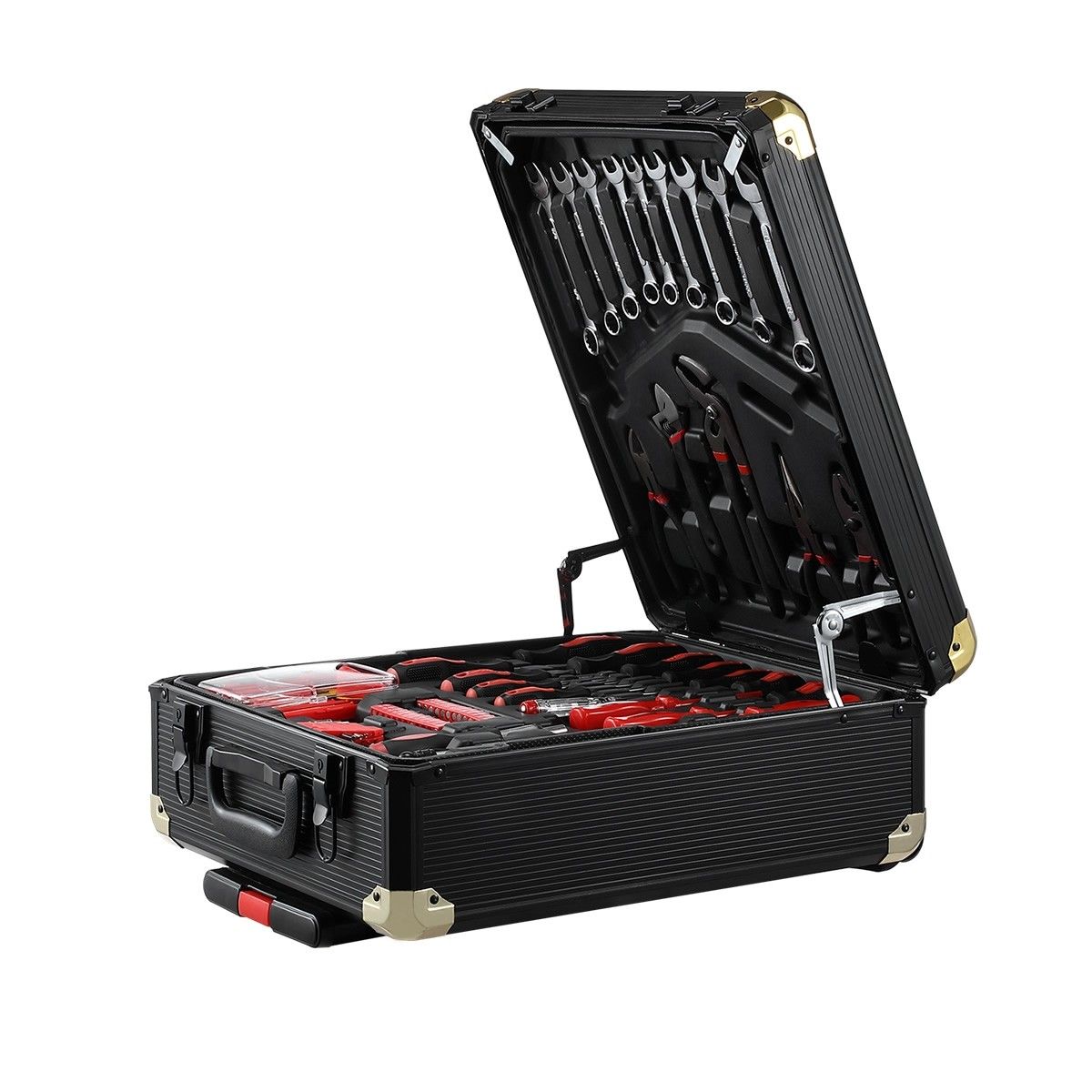 960-Piece Tool Kit Trolley Case 4-Tier Organiser Home Repair Storage ...