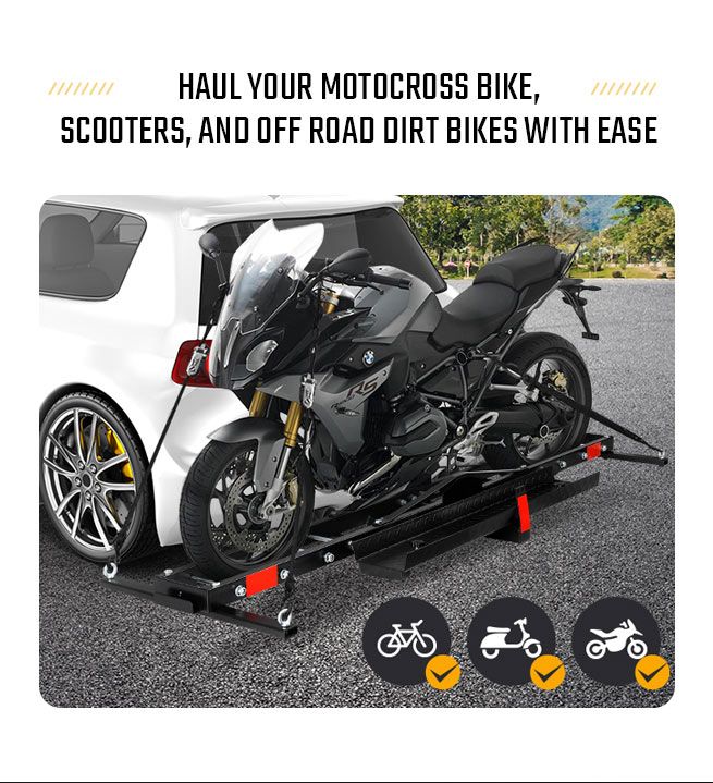 Rear Mounted Motorcycle Bike Carrier Rack for Car | Crazy Sales