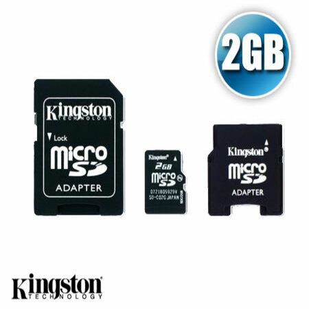 Kingston 2GB Micro Secure Digital High Capacity (microSDHC) Flash ...