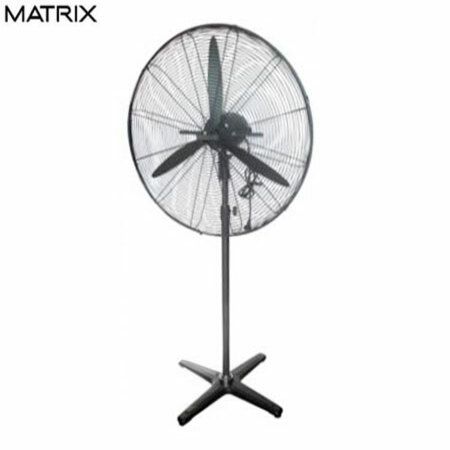 Matrix Electric Fan - 75cm Industrial Pedestal Fan with High Velocity ...