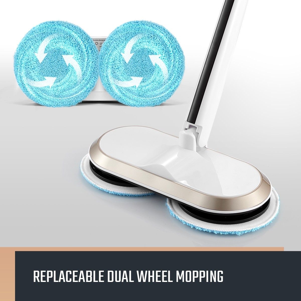 4-in-1 Electric Cordless Mop Dry Wet Mopping Floor Polishing Waxing ...