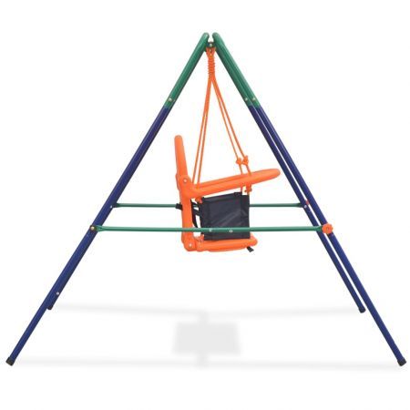 Toddler Swing Set with Safety Harness Orange | Crazy Sales