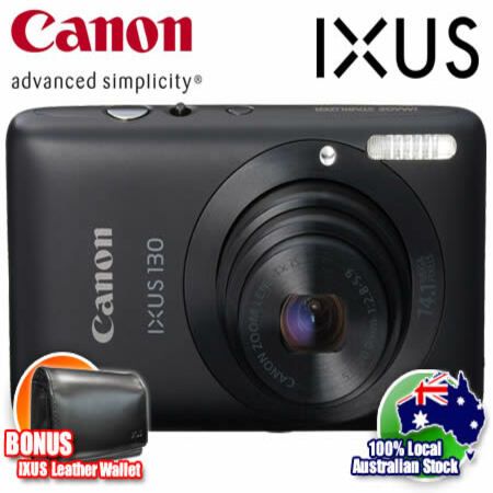 Canon IXUS 130 IS Digital Camera 14.1 MP Megapixel 4x Optical Zoom ...