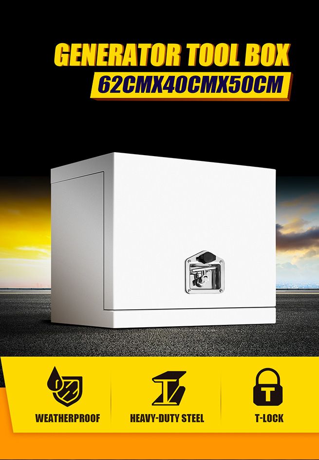 Steel Generator Tool Boxes Underbody Ute Truck Caravan Toolbox 62cm x ...