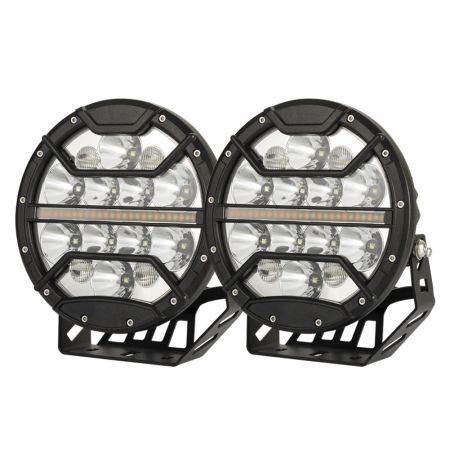 Pair 9inch CREE LED Driving Lights Spotlights Spot Flood Combo 4x4 ...